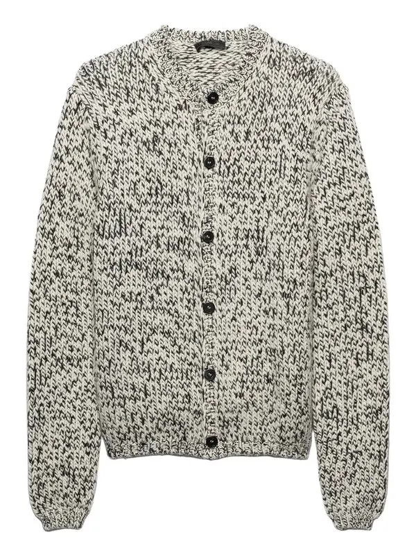Prada Wool Cardigan - Black