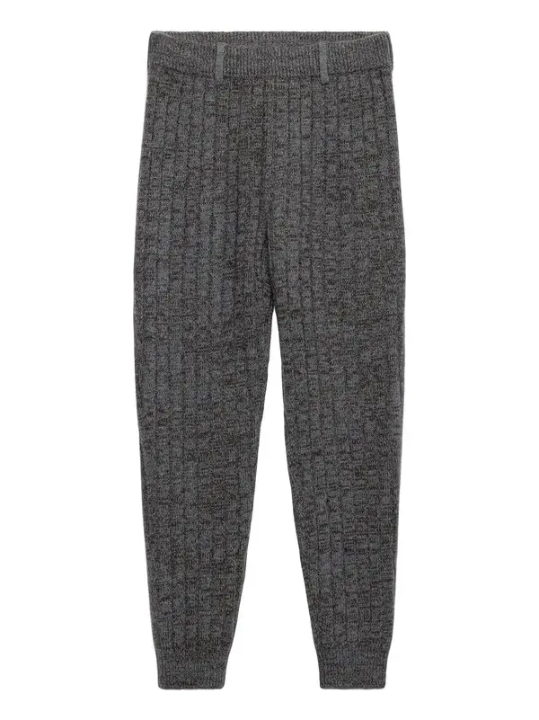 Prada Wool And Cashmere Knit Pants - Grey