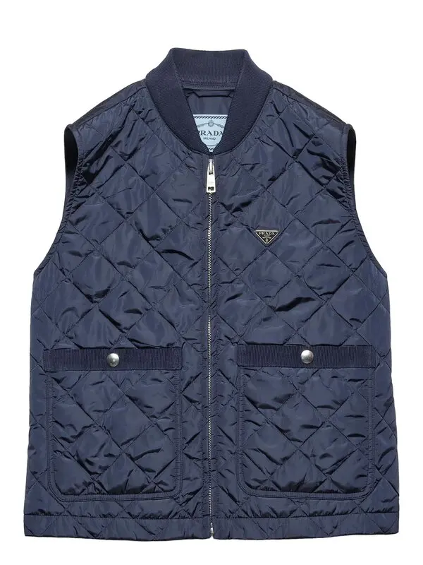 Prada Re-nylon Vest - Blue