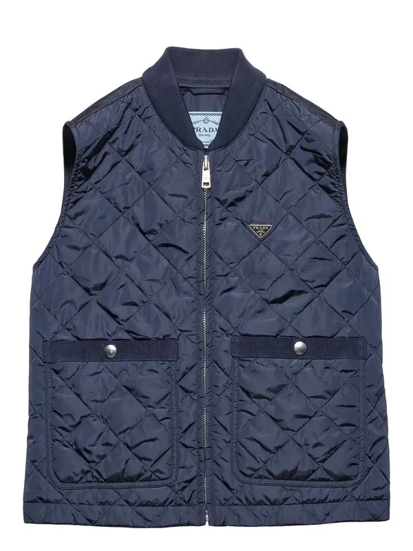 Prada Re-nylon Vest - Royal Blue