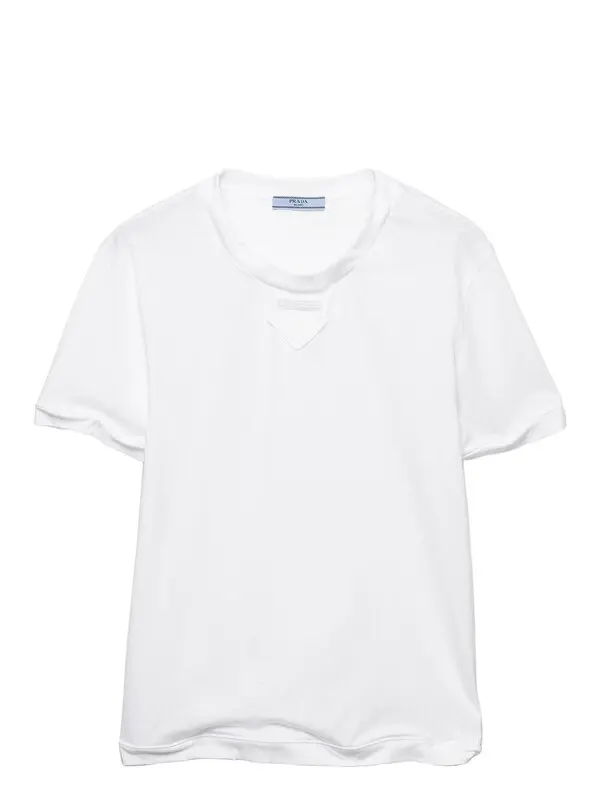Prada Cotton Jersey T-shirt - White