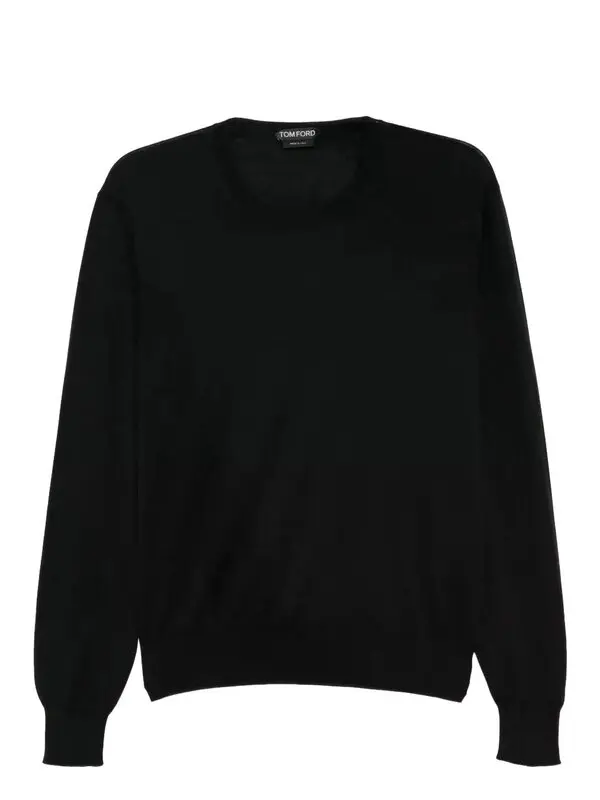 TOM FORD Crew Neck T-shirt - Black