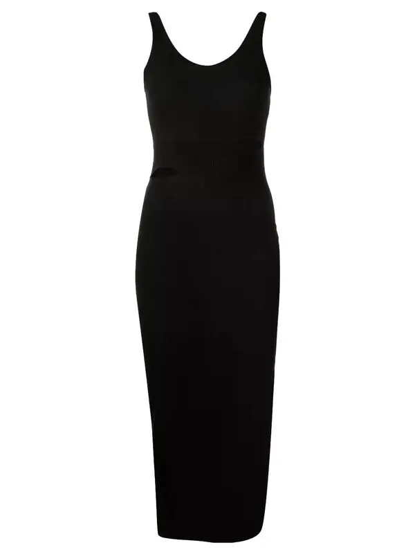 GLORIA COELHO X Isabella Fiorentino Cut-out Midi Dress - Black