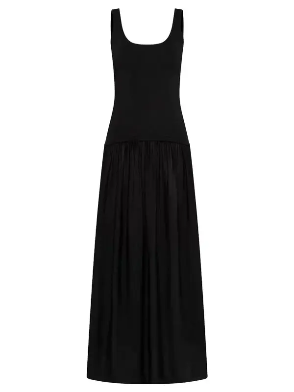 Rebecca Vallance Kristen Ruffled Midi Dress - Black