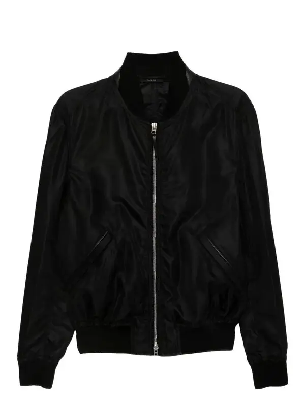 TOM FORD Silk Jacket - Black