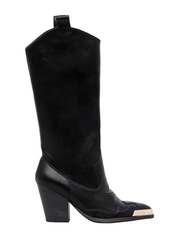 Versace 80mm Pointed-toe Boots - Black