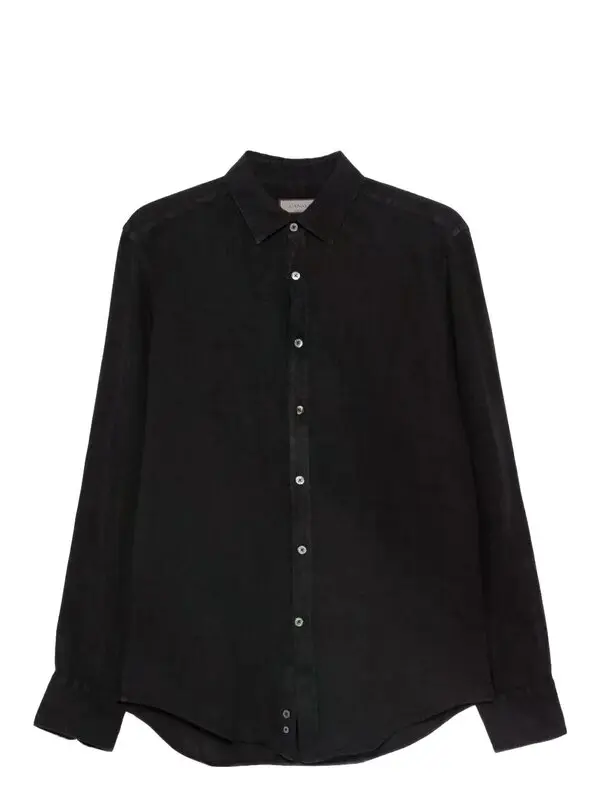 Canali Buttoned Shirt - Black
