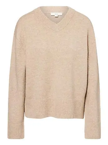 Vince V-neck Cashmere-blend Jumper - H Marzipan