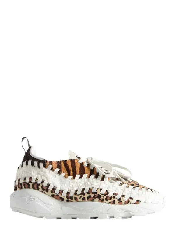 Nike Kith X Air Footscape Woven Gs Animal Print Sneakers - Brown