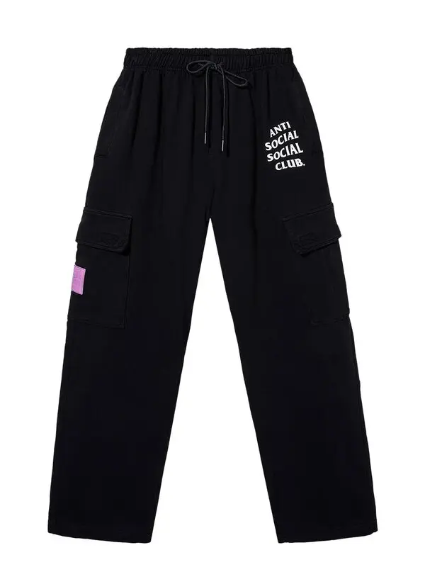 ANTI SOCIAL SOCIAL CLUB Mind Games Cargo Sweatpants - Black