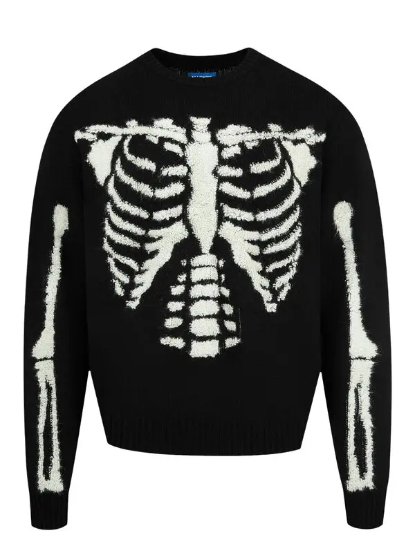 MARKET Skelly Sweater - Black