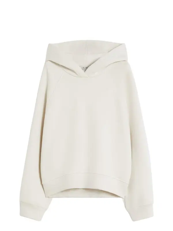 Max Mara Hooded Cotton Jersey Sweatshirt - Sand