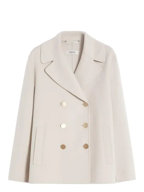 Max Mara Wool Broadcloth Jacket - Sand