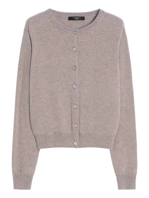 Max Mara Wool And Cashmere Cardigan - Turtledove