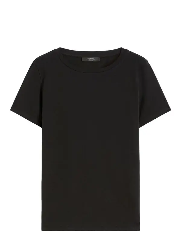 Max Mara Basic Cotton Jersey T-shirt - Black