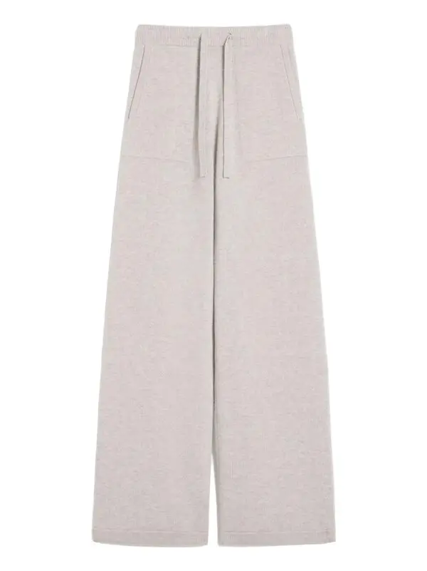 Max Mara Wool And Cashmere Knit Trousers - Beige
