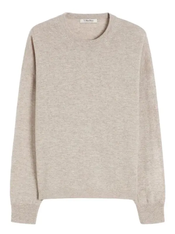 Max Mara Boxy-fit Wool And Cashmere Sweater - Beige