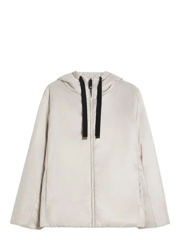 Max Mara Padded Water-repellent Hooded Jacket - Beige