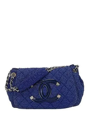 Chanel Nylon Flap Bag - Blue