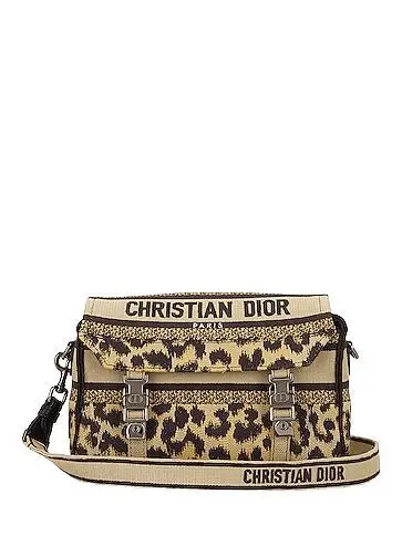 Dior Camp Messenger Shoulder Bag - Leopard