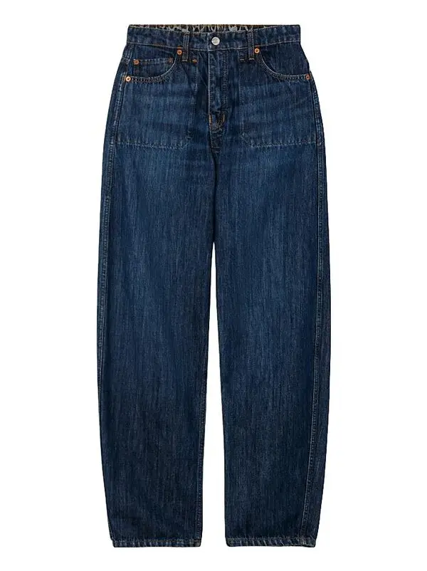 RE/DONE The Rewind High Rise Jeans - Dk Santa Cruz