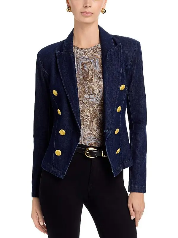L'Agence Emerson Denim Blazer - Ardmore