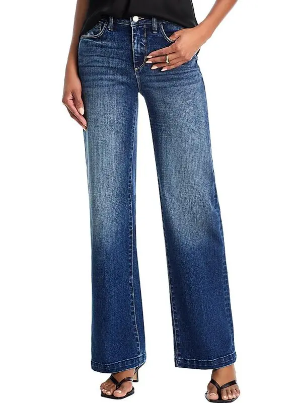 L'Agence Scottie High-rise Wide-leg Jeans - Gladstone