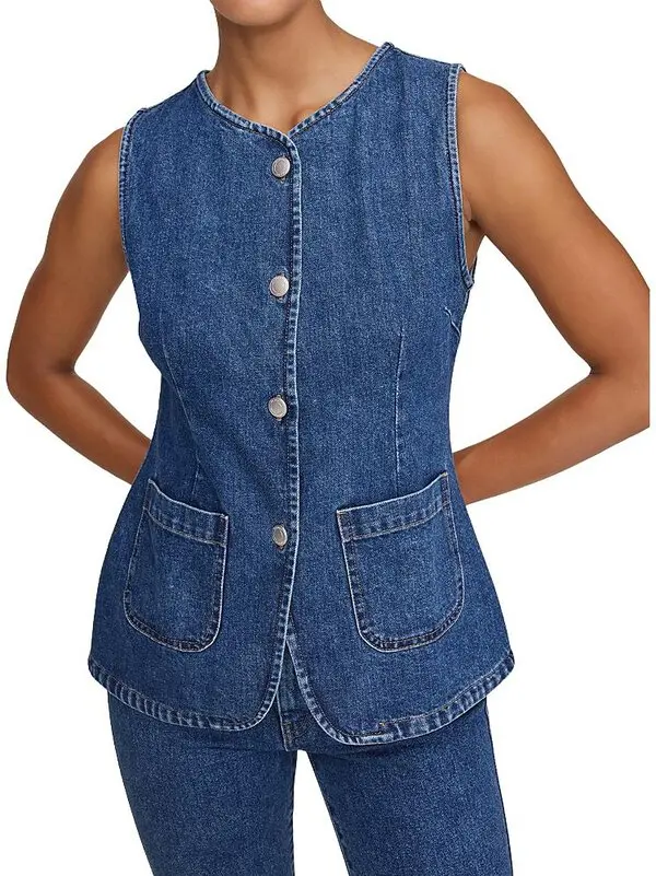 DL1961 Amalie Denim Top - North Beach