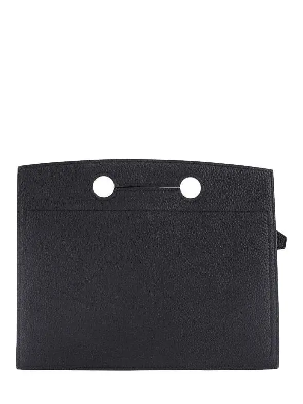 HERMES 20 Backpocket Pouch Togo - Black