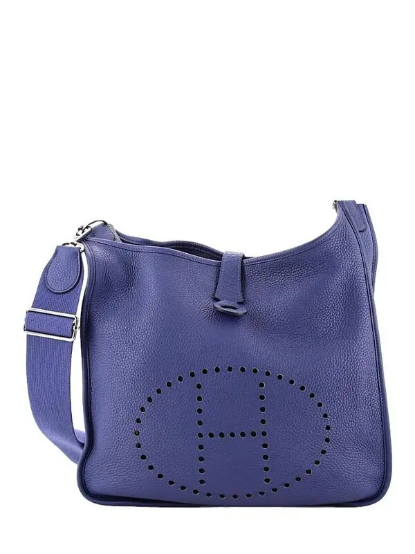 HERMES Evelyne Gen Iii Pm Bag Clemence - Blue