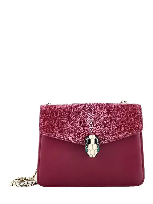 BVLGARI Small Serpenti Forever Shoulder Bag - Pink