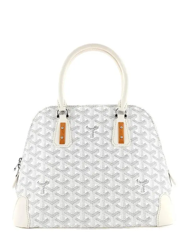 GOYARD Pm Vendome Bag Coated Canvas - White