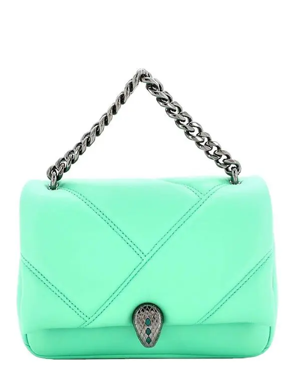 BVLGARI Serpenti Cabochon Messenger Bag - Green