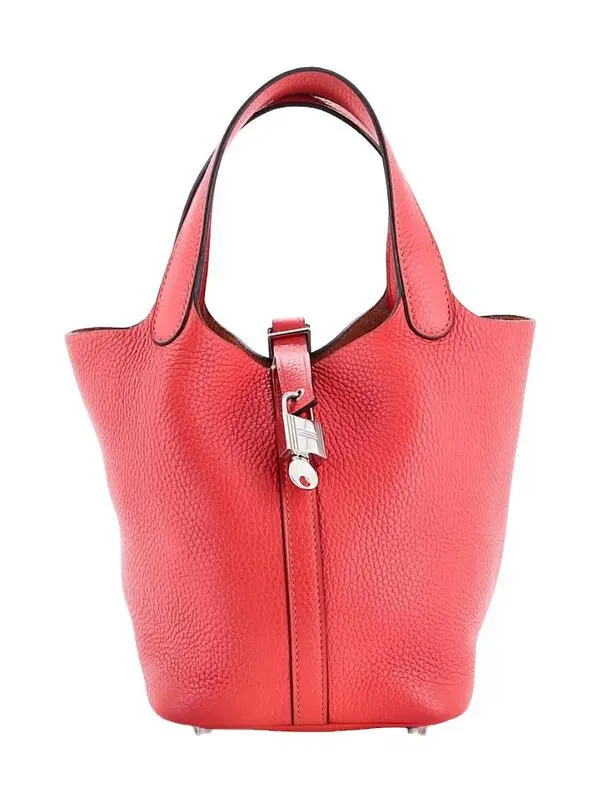 HERMES Picotin Lock Bag Clemence - Red