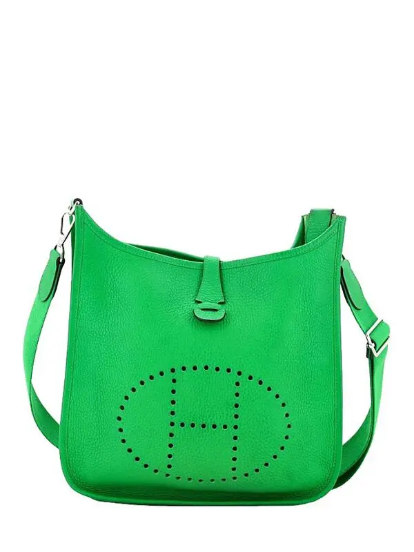 Hermès Pm Evelyne Gen Iii Clemence Bag - Green
