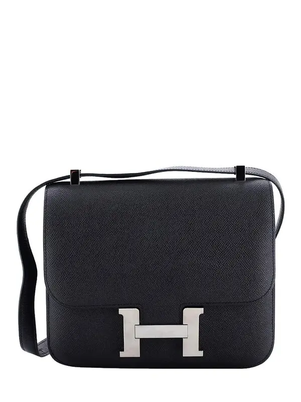 HERMES 23 Constance Bag Epsom - Black