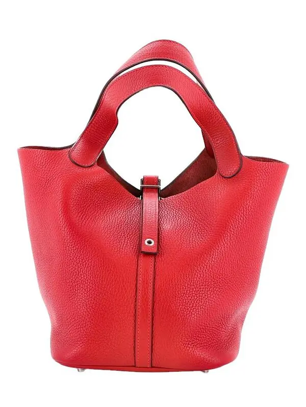 HERMES Hermès Picotin Lock Mm Bag Clemence - Red