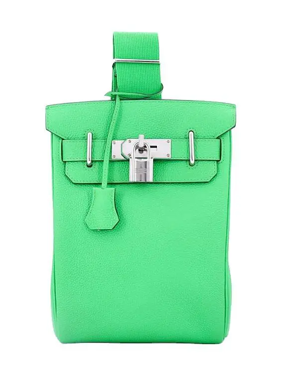 HERMES Pm Hac A Dos Backpack Togo - Green