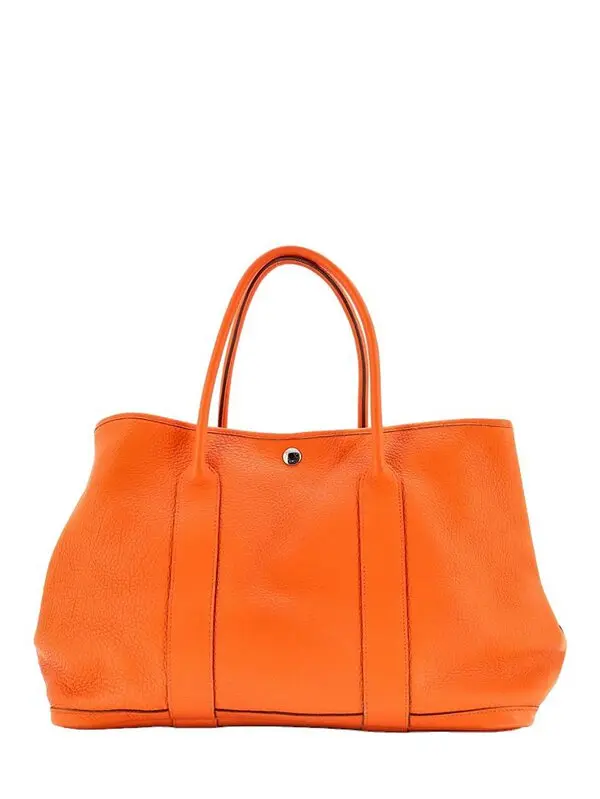 HERMES 36 Garden Party Tote - Orange