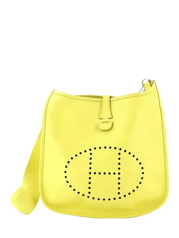 HERMES Pm Evelyne Bag Gen Iii Epsom - Yellow