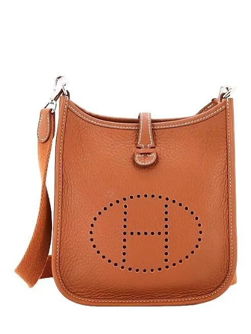 HERMES Tpm Evelyne Bag Gen Iii Clemence - Brown