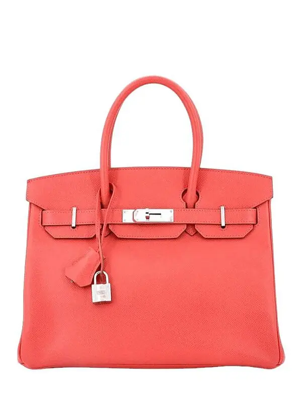 HERMES Birkin 30 Handbag - Rose Jaipur