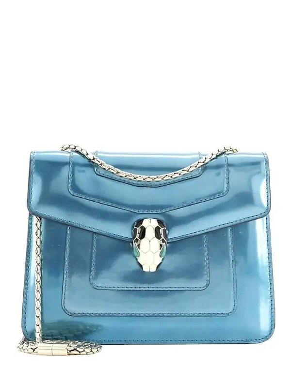 BVLGARI Serpenti Forever Shoulder Bag - Blue