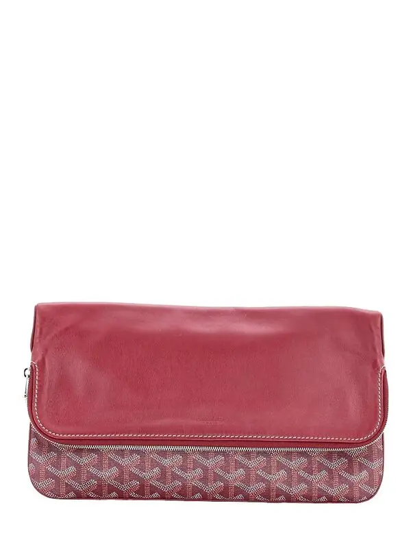 GOYARD Saint Marie Clutch Coated Canvas - Red