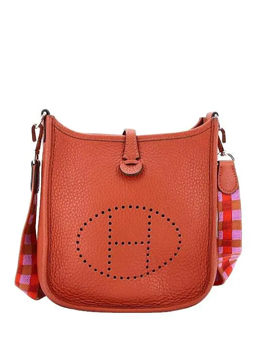 HERMES Hermès Tpm Evelyne Bag Gen Iii Clemence - Brown