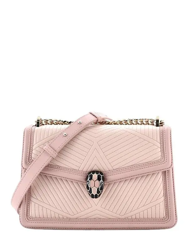 BVLGARI Small Serpenti Forever Shoulder Bag - Pink