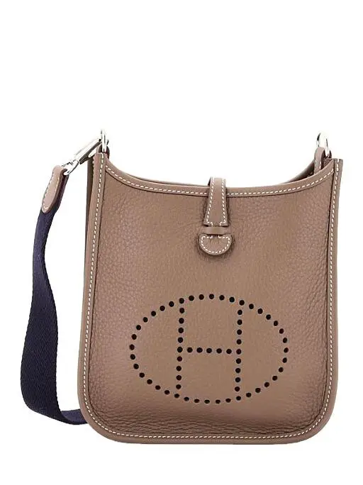 HERMES Tpm Evelyne Bag Gen Iii Clemence - Gray