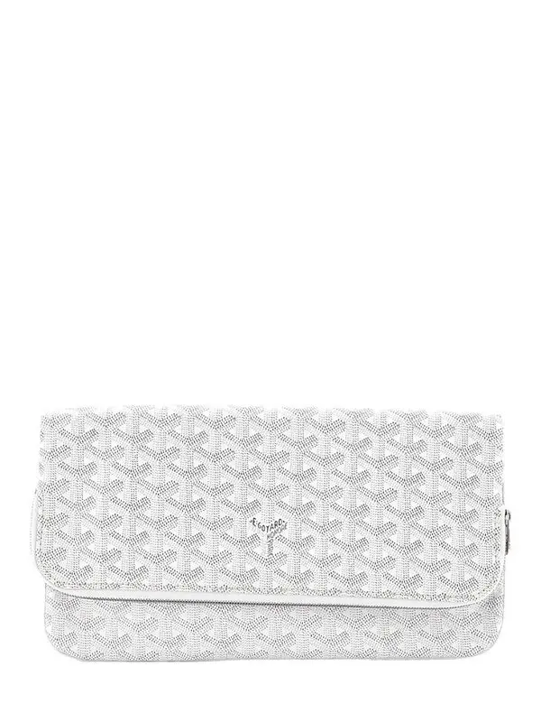 GOYARD Saint Marie Clutch Coated Canvas - White