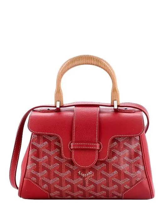 GOYARD Saigon Top Handle Bag - Red