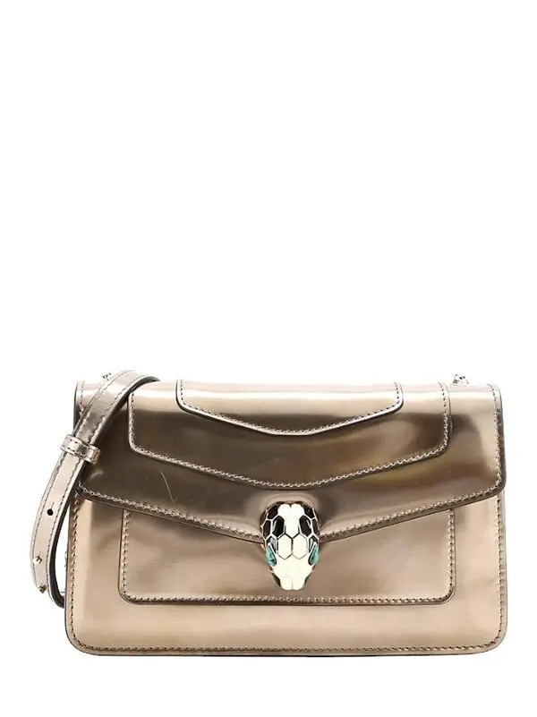 BVLGARI Serpenti Forever Small Shoulder Bag - Metallic
